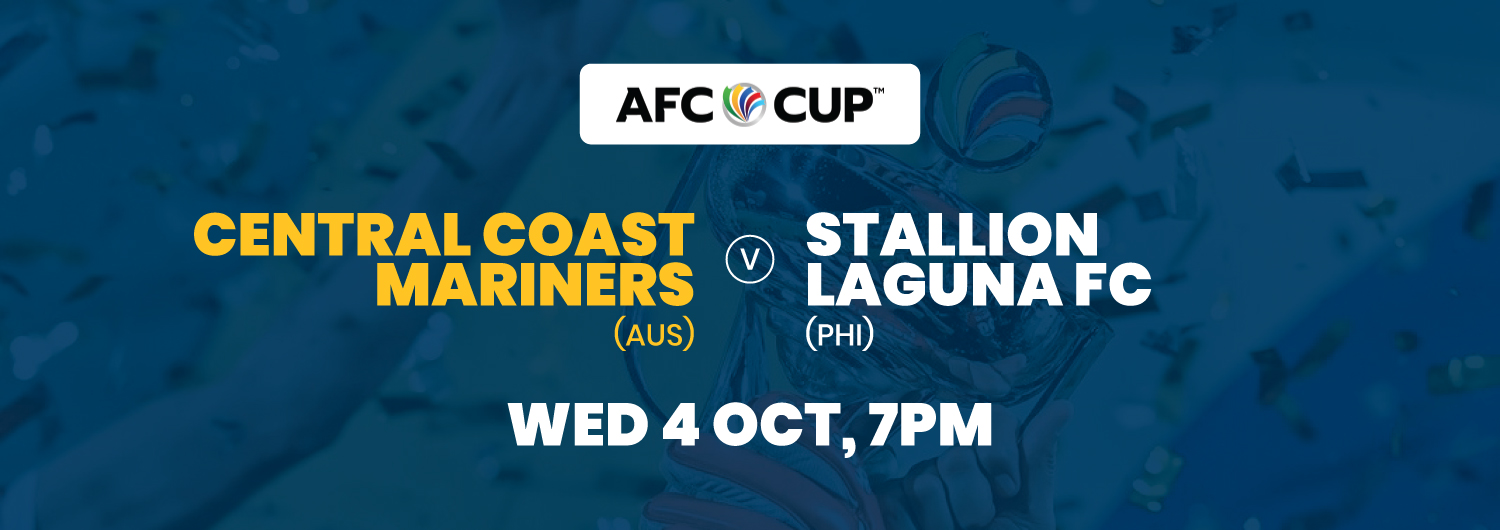 AFC Cup | Central Coast Mariners v Stallion Laguna FC (PHI) - polytec ...